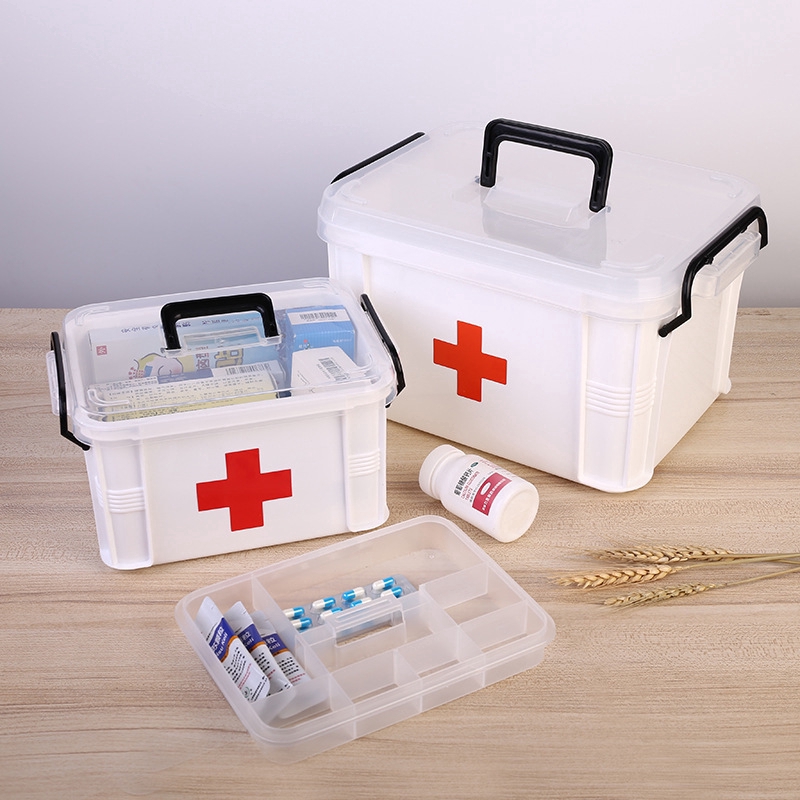 large capacity Home First Aid Kit Medicine Storage Box | Shopee Malaysia