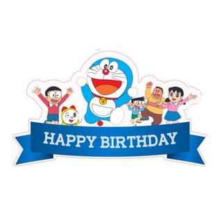 Doraemon Birthday Cake Topper 001 | Shopee Malaysia