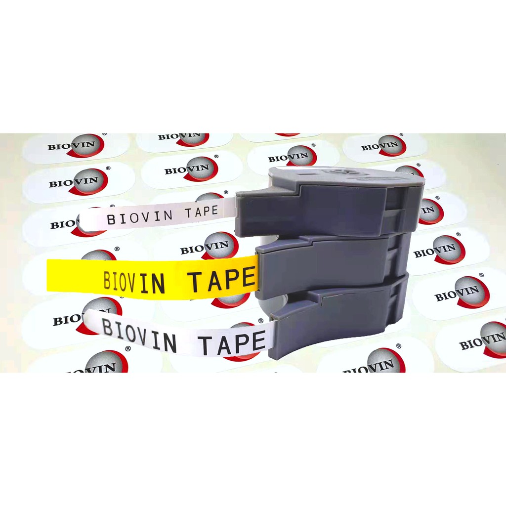 Biovin 9 mm Tape (Label) For Biovin S650E / S700E Electronic Lettering ...