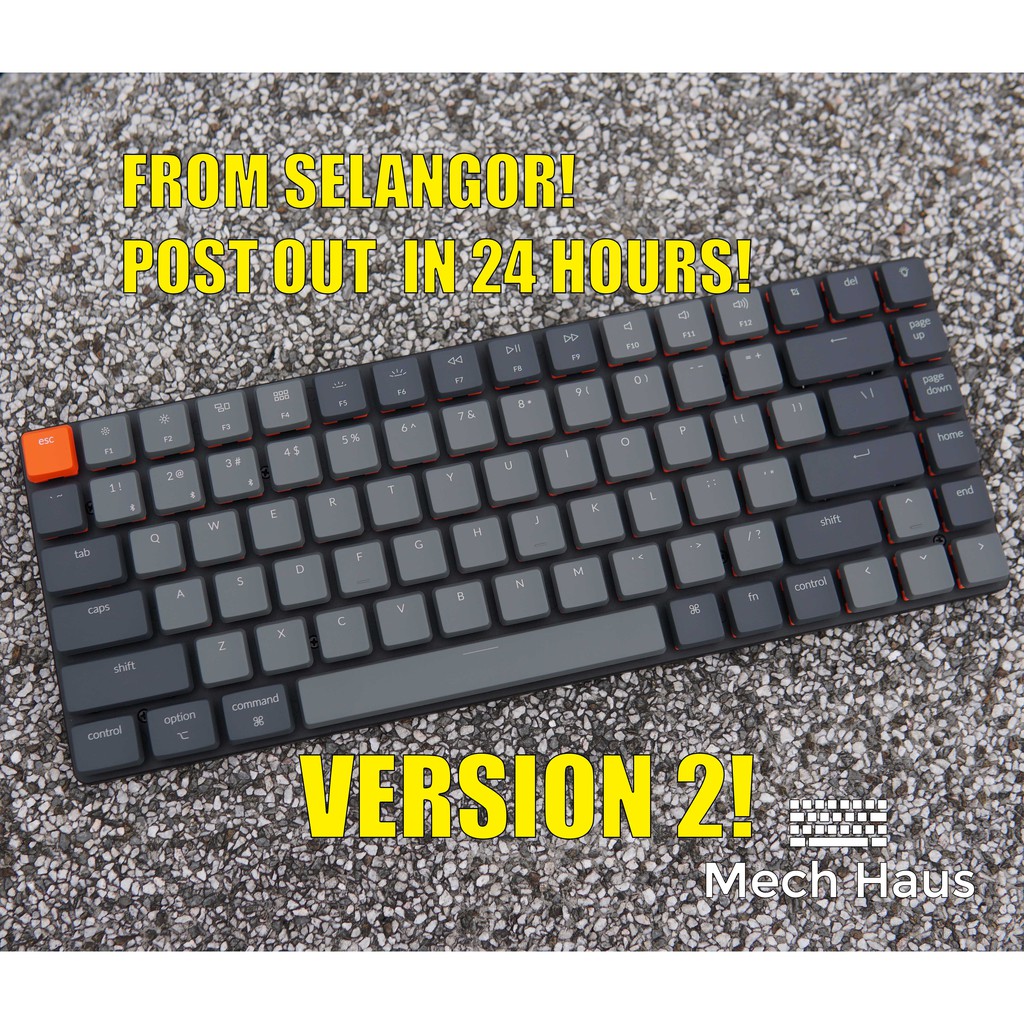 [MECH HAUS] KEYCHRON K3 VERSION 2 LOW PROFILE WIRELESS 75% RGB ...