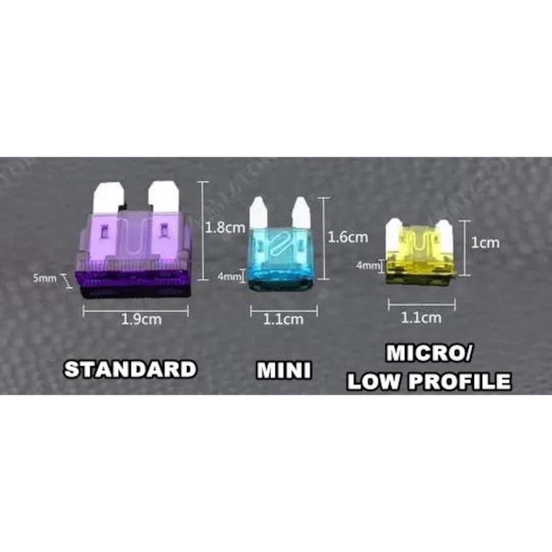 1 PCS ASSORTED CAR STANDARD MICRO MINI MEDIUM BLADE FUSE 5A 7.5A 10A ...