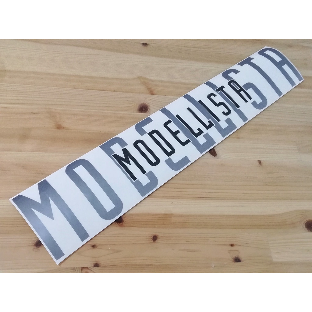 Modellista Front Bonnet Vinyl Sticker | Shopee Malaysia