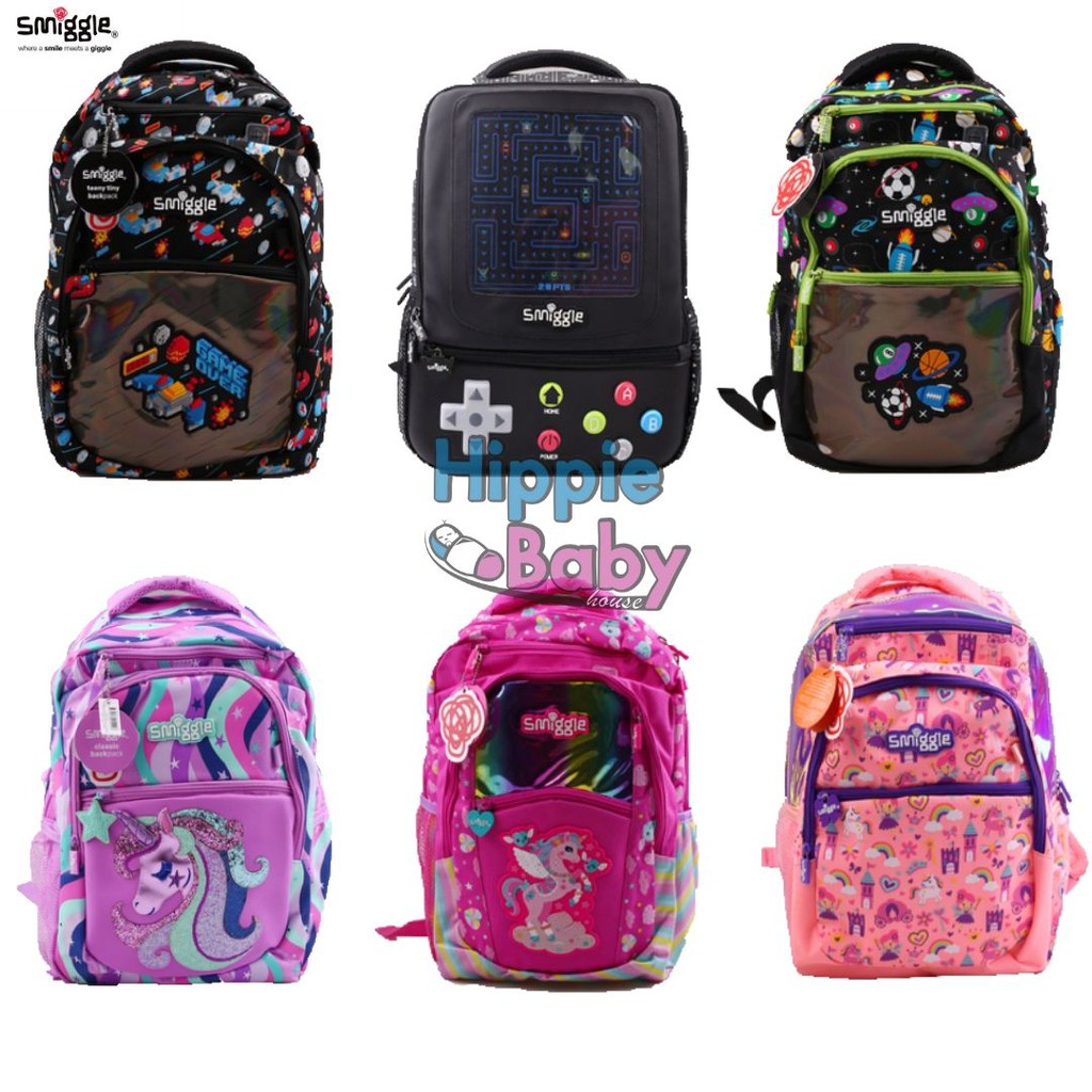 SMIGGLE Ready Stock Backpack Giggle Collection Bag Sekolah Budak Beg ...