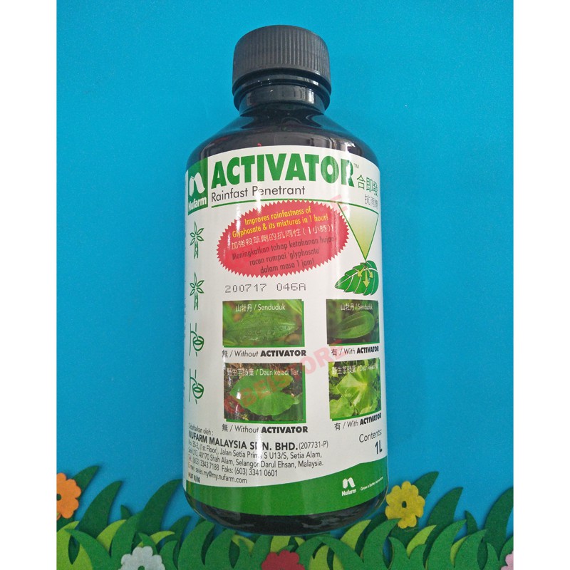 Activator Rainfast Penetrant 1L NUFARM / Meningkatkan Tahap Ketahanan ...