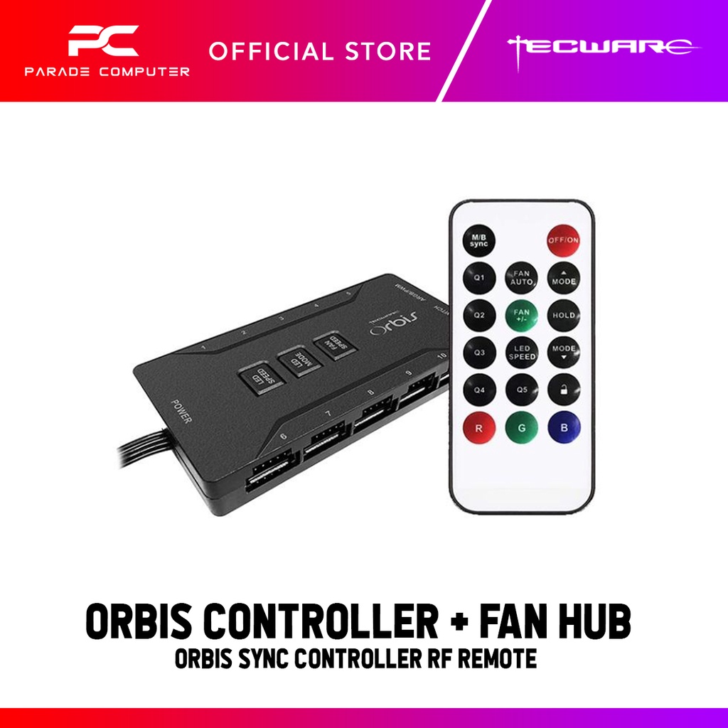 TECWARE ORBIS CONTROLLER + FAN HUB | Shopee Malaysia