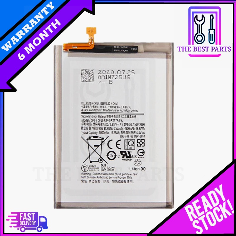 ORIGINAL THEBEST BATTERY EB-BA217ABY FOR SAMSUNG A21S A217F A217 / A02 ...
