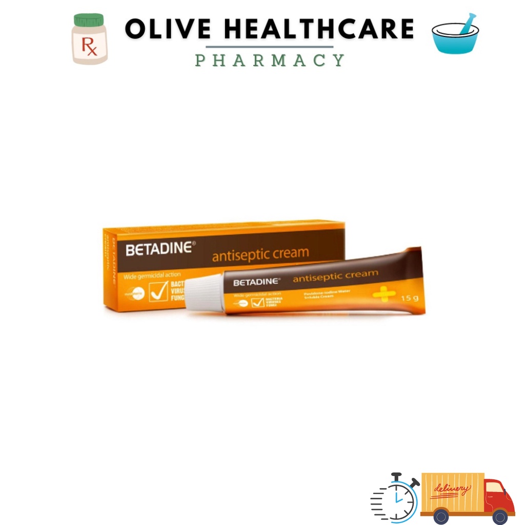 Betadine Antiseptic Cream 15g | Shopee Malaysia