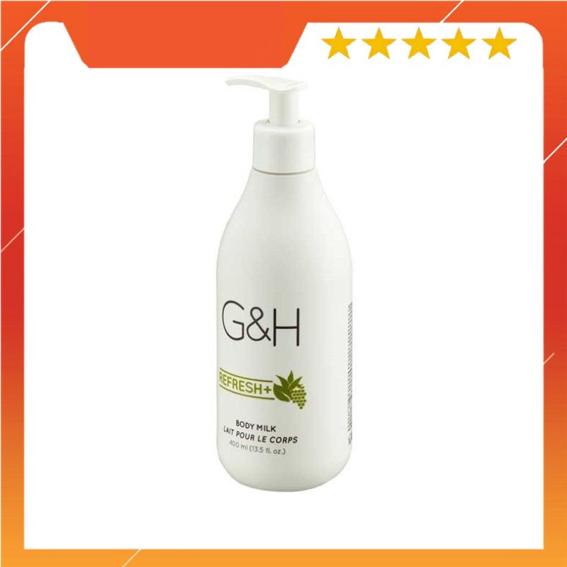 G&H Refresh + Body Milk (400ml) | Shopee Malaysia