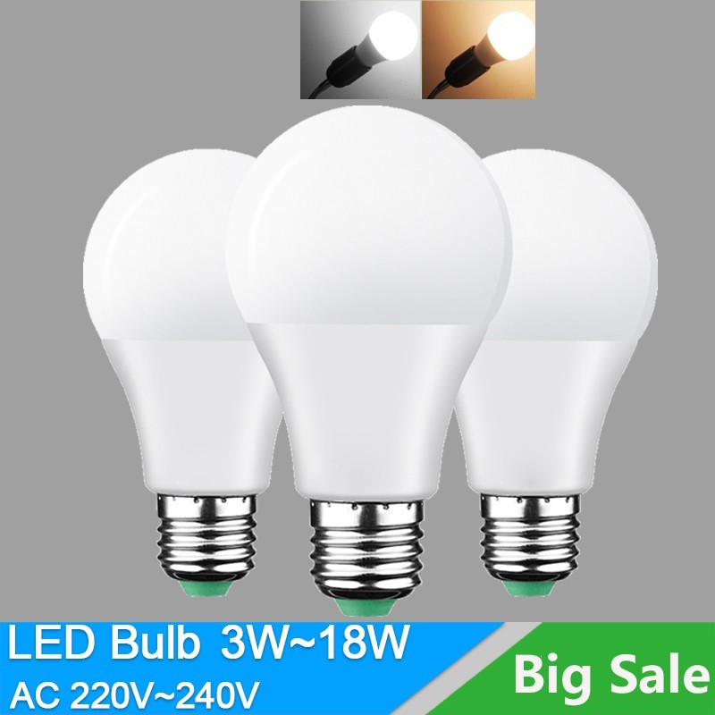 [1 YEAR WARRANTY] E27 LED Bulb Led Lamp Light Bulb Spotlight Mentol ...