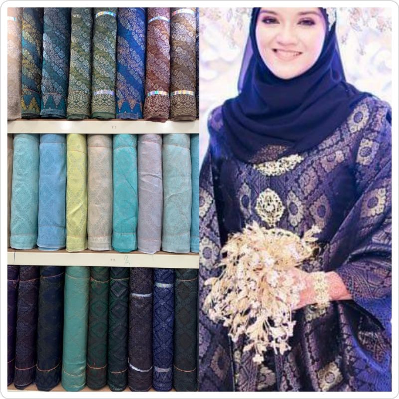 READY STOK SONGKET YANG PALING MELETUP EXCLUSIVE SONGKET | Shopee Malaysia
