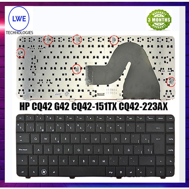 HP CQ42 G42 CQ42-151TX CQ42-223AX LAPTOP KEYBOARD | Shopee Malaysia