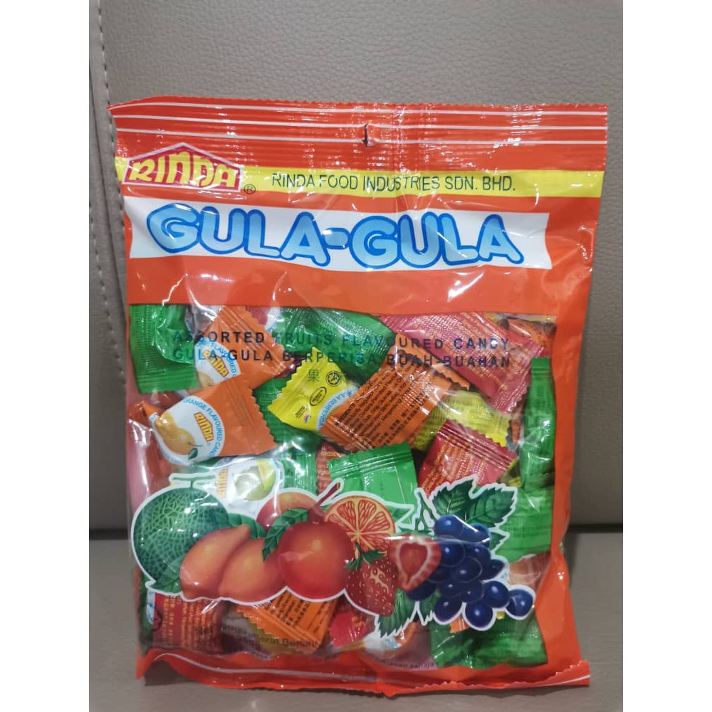 Rinda Gula Gula Assorted Fruit Flavoured Candy 200g | Shopee Malaysia