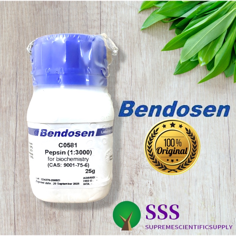 [Ready Stock]Pepsin (1:3000) for Biochemistry (Bendosen), 25g | Shopee ...