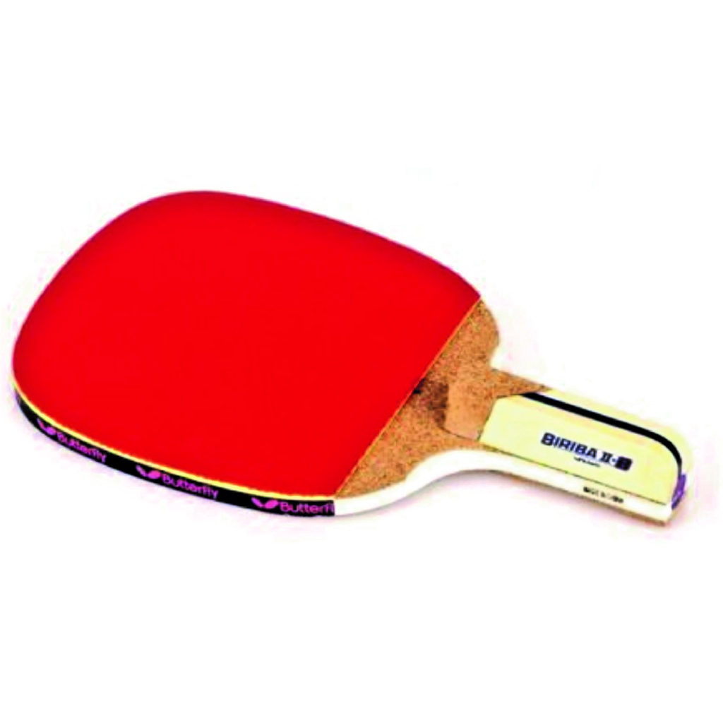 Butterfly Biriba II - Japanese Penhold Table Tennis Bat with 40+ Balls ...