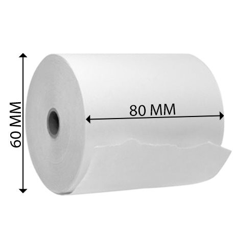 Thermal Paper Roll 80mm x 60mm x 12mm | Shopee Malaysia