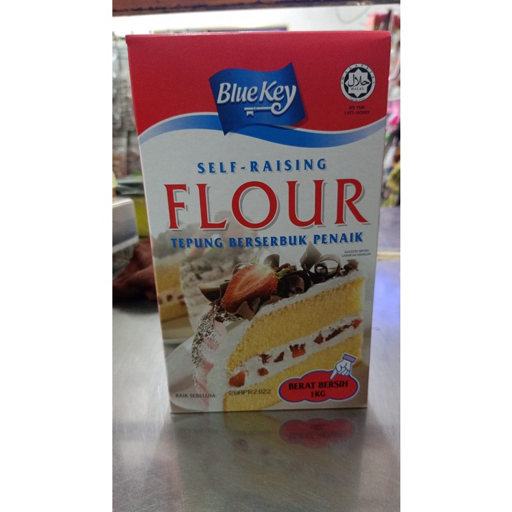 BLUEKEY FLOUR 1KG \\ TEPUNG BERSERBUK PENAIK 1KG | Shopee Malaysia