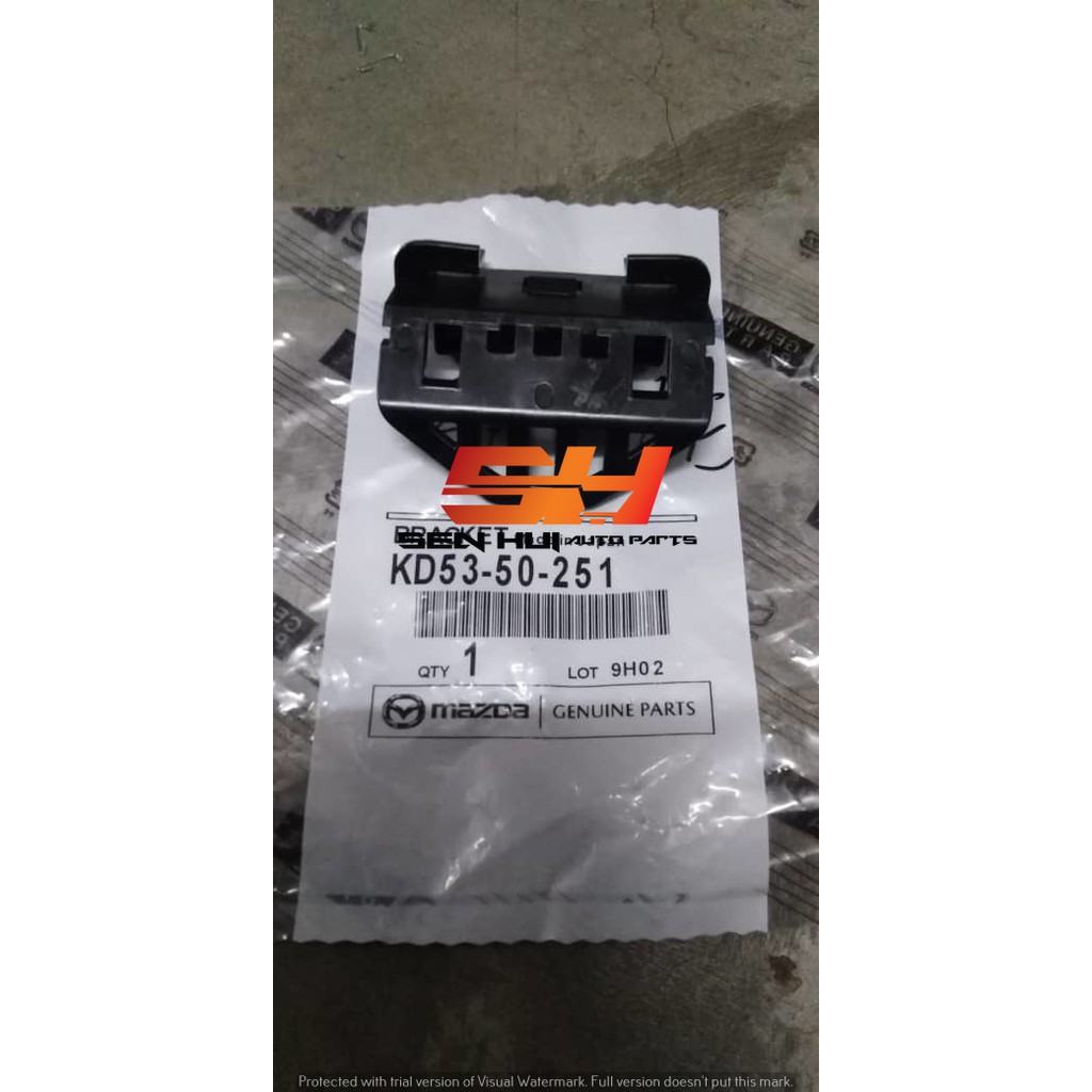 Mazda 2 / 3 / 6 / CX5 Skyactive Rear Bumper Center Bracket KD5350251 ...