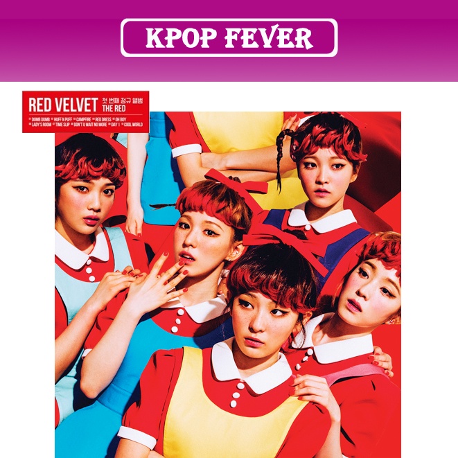 RED VELVET - THE RED (1st Album) 1st ALBUM CD PHOTOCARD SEALED | Shopee ...