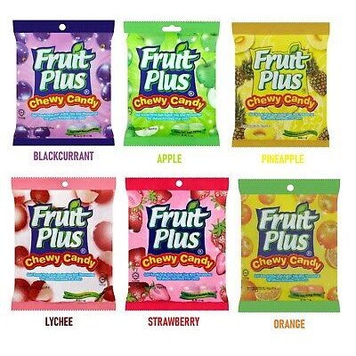 Fruit Plus Chewy Candy Assorted Flavor 150G ( Strawberry / mango ...