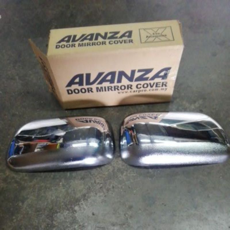 toyota avanza /vios/altis side mirror chrome covers set | Shopee Malaysia