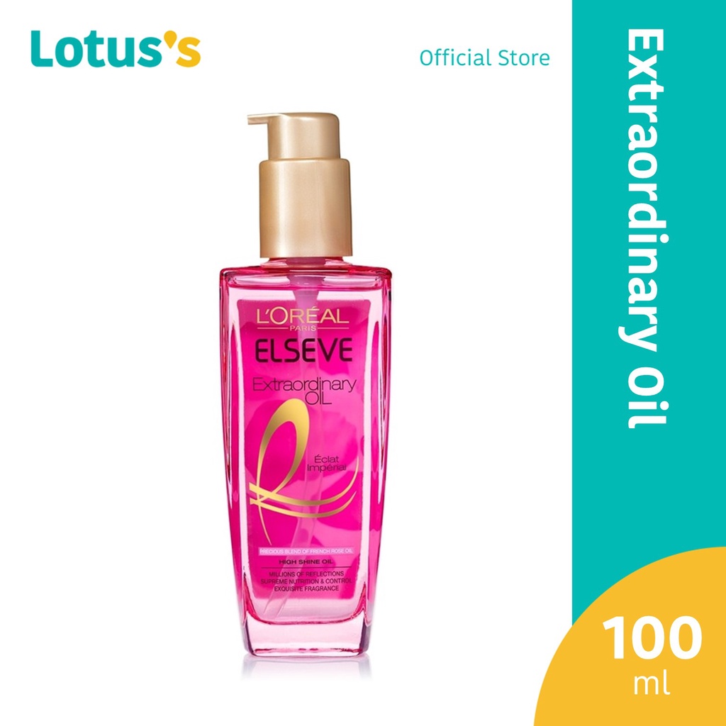 LOreal Paris Elseve Extraordinary Oil Pink 100ml | Shopee Malaysia