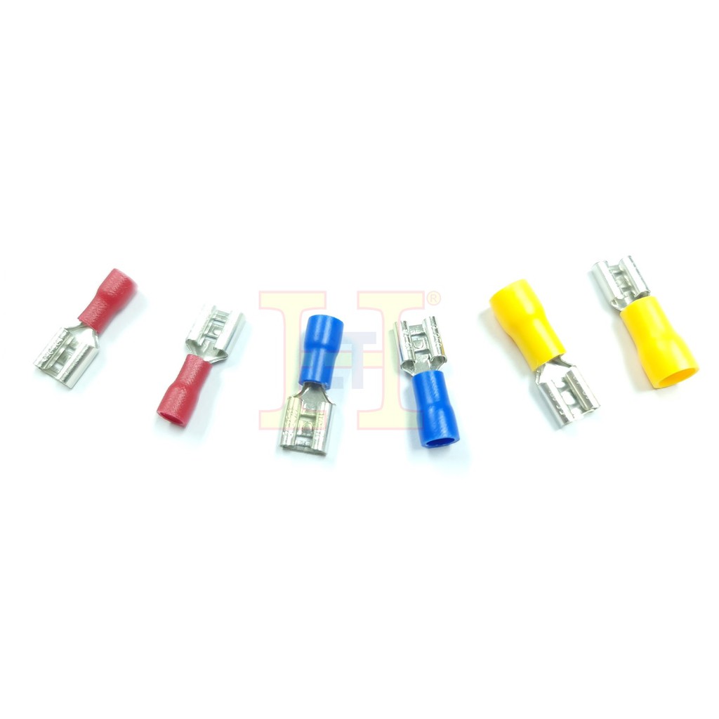 CABLE LUG FLAT FEMALE HALF INSULATED (COPPER) FDD | Shopee Malaysia