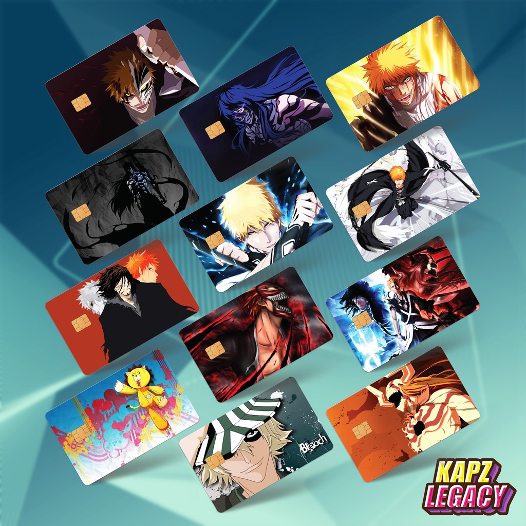 KapzLegacy Bleach Anime ATM Bank Sticker Card Cover Access Touch n Go ...