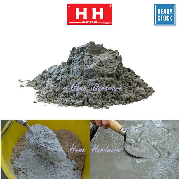 ( 2 kg ) Cement Concrete ; Simen Hitam Ikat Bata / Buat Lantai 建筑洋灰 ...