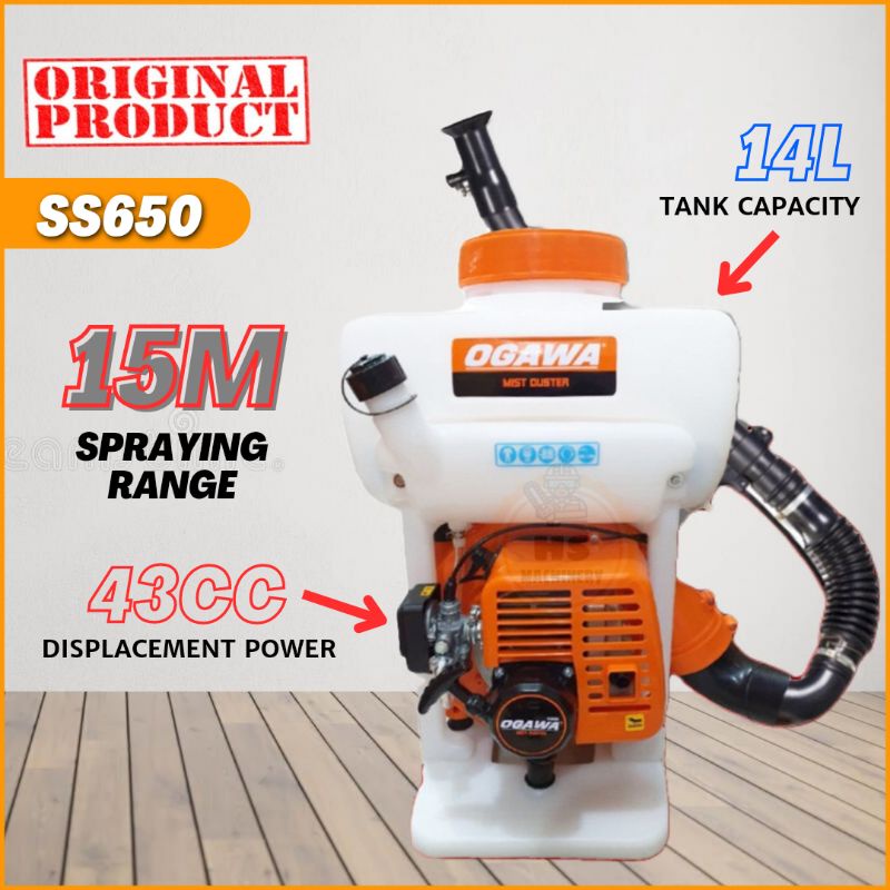 [INSTALMENT] Ogawa SS650 Mistblower / Mist duster (Mesin Pump Racun)[HSMACHINERY] | Shopee Malaysia