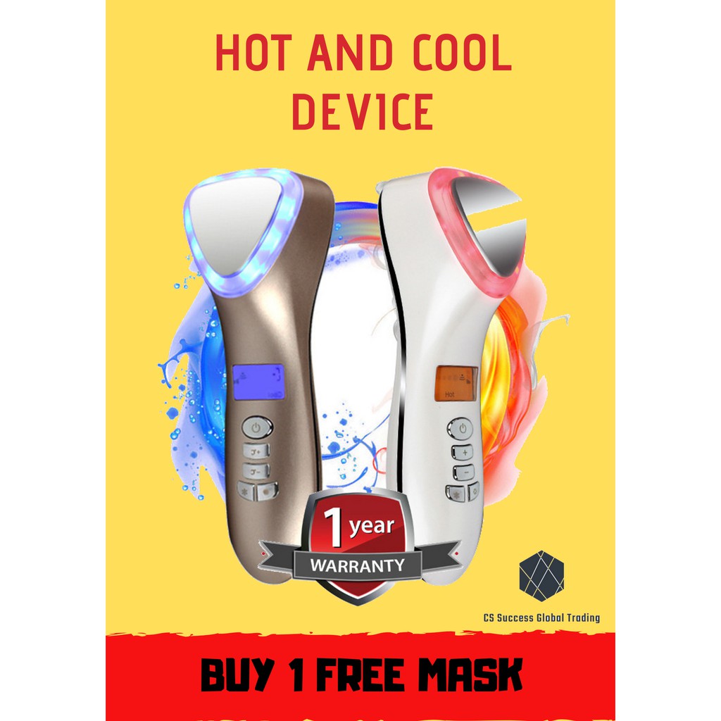 🔥Hot Product🔥 10 IN 1 Hot and Cool Skin Care Device | Shopee Malaysia