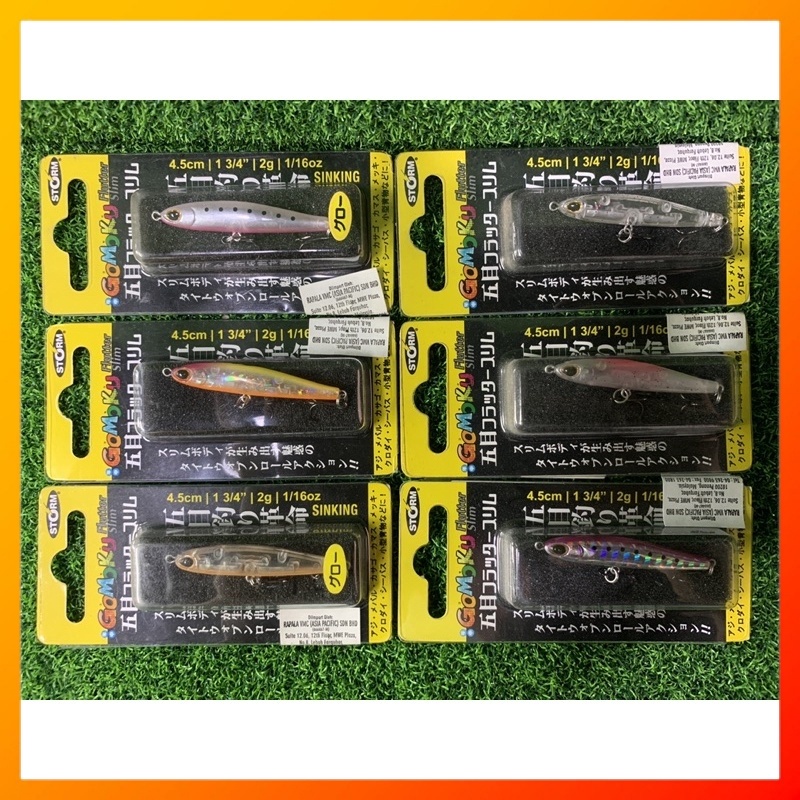 Storm Gomoku Flutter Slim Sinking Fishing Lure | Shopee Malaysia