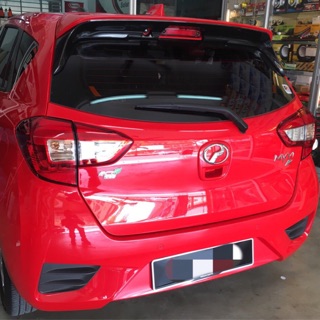 SPOILER MYVI 2018 OEM SPOILER WITH PAINT | Shopee Malaysia
