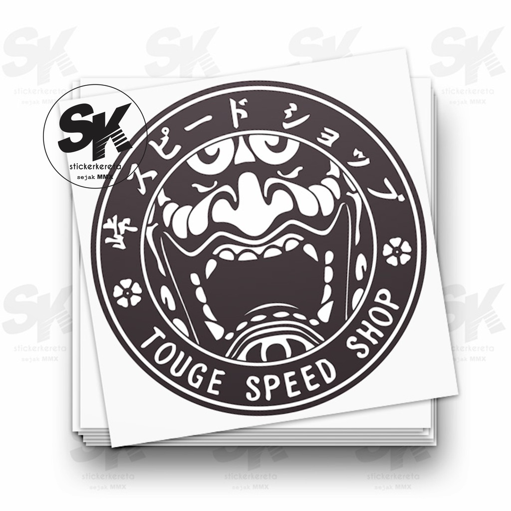 JDM Touge Speed Shop Logo Sticker Vinyl | Shopee Malaysia