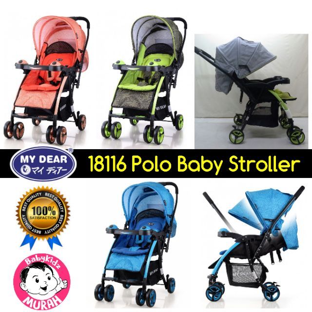 OFFER! ️ My Dear 18116 Polo Baby Stroller (2 ways Facing Stroller ...