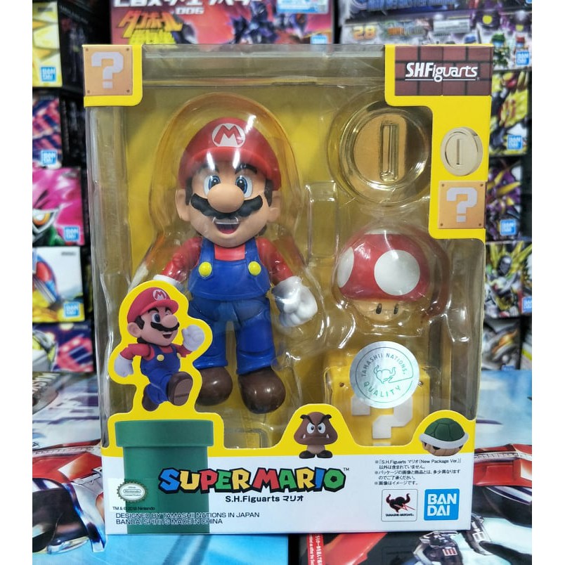 Bandai SHF S.H.Figuarts Mario Super Mario New Pack Ver. | Shopee Malaysia