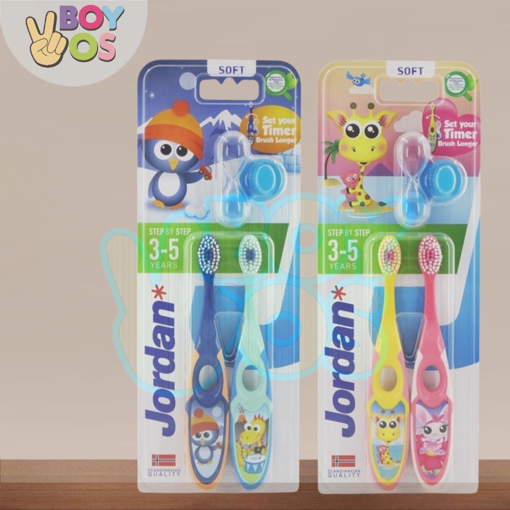JORDAN Kids Step 2 Toothbrush [Twin Pack] | Shopee Malaysia
