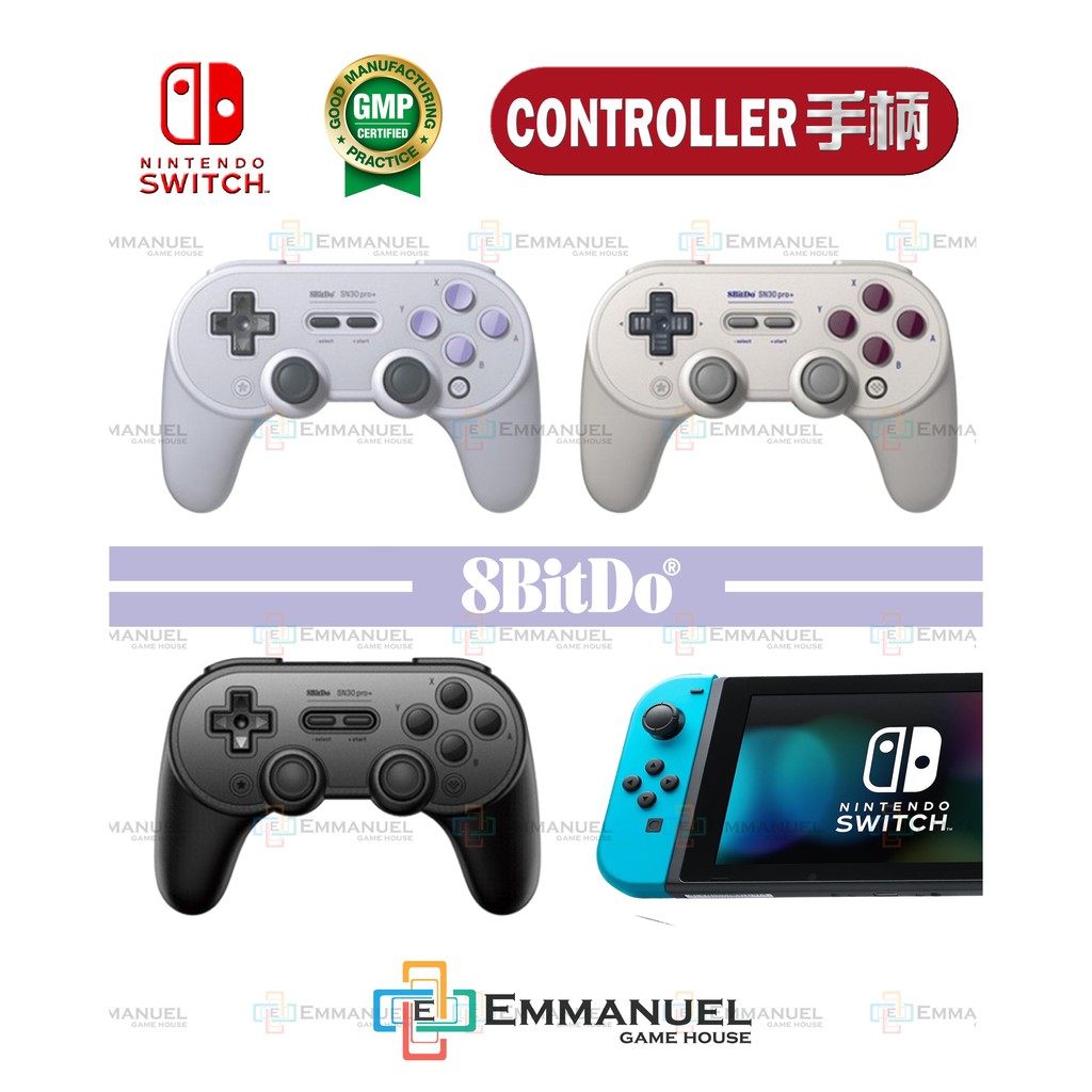 8BitDo SN30 Pro+ Gamepad / Pro Plus - Pro Controller - Wireless ...