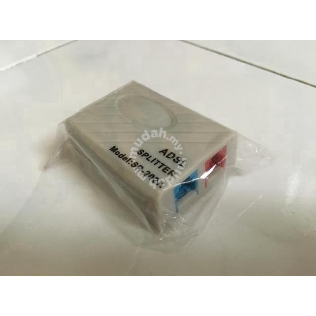 ADSL MICRO FILTER SPLITTER FOR MODEM | Shopee Malaysia