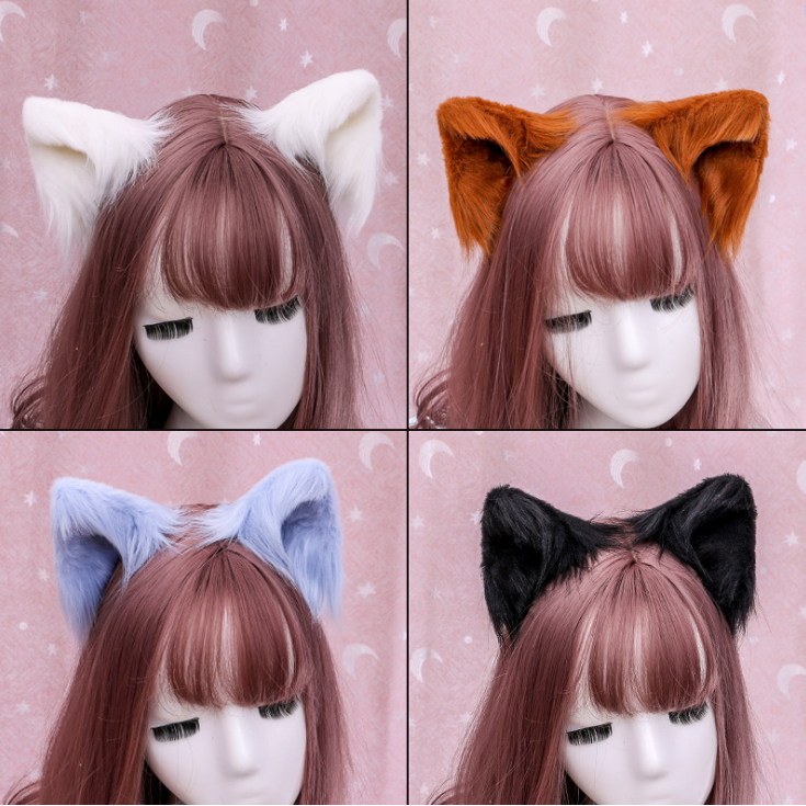 Japanese Soft Sister Lolita Cat ears Headband Cosplay | Shopee Malaysia