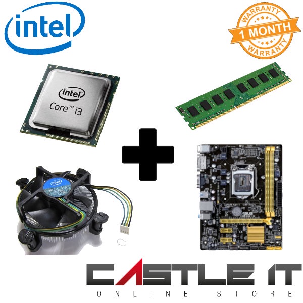 Intel I3 4th Gen Processor, Zebronics H81 Motherboard Fan Combo ...