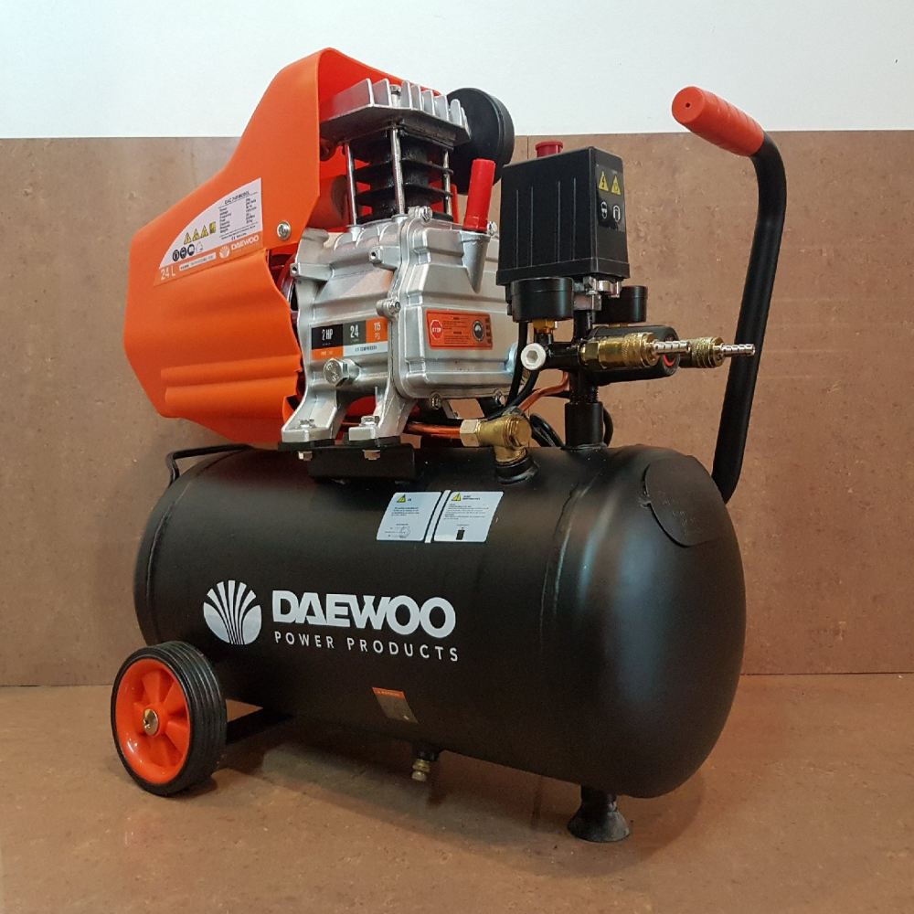 DAEWOO AIR COMPRESSOR 3HP 50L AIR COMPRESSOR 1500W DAAC50D PRESSURE 8 ...
