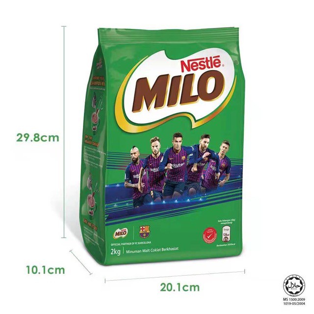 Milo nestle milo Nestle Milo Activ-Go Chocolate Malt Powder 2KG | BeeCost