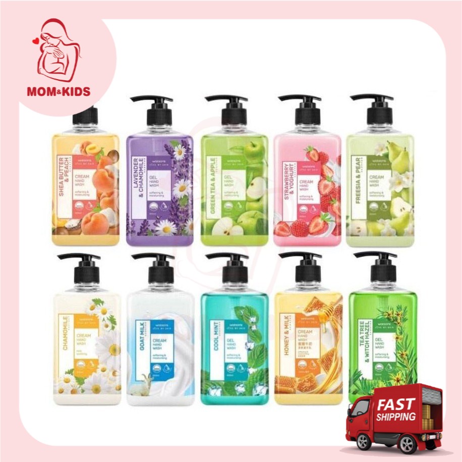 Watsons HALAL Cream Hand Wash Gel Hand Wash 500ml Love My Skin Added ...