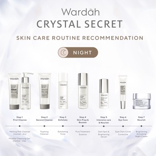 Wardah Crystal Secret Exfoliating Toner With Natural AHA+PHA 125ml ...