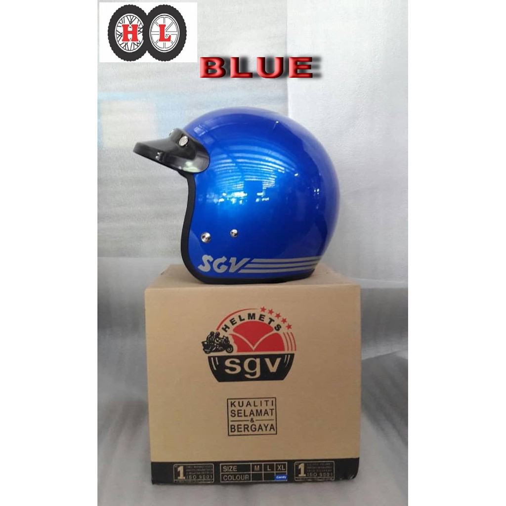 SGV HELMET SGV 62 SPECIAL SIZE XL(3 button)Topi Keledar SGV Helmet ...