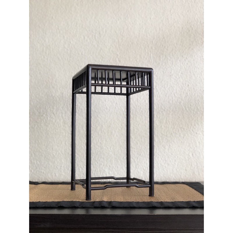 Japanese Style African Blackwood Bonsai Display Wooden Table Plant ...