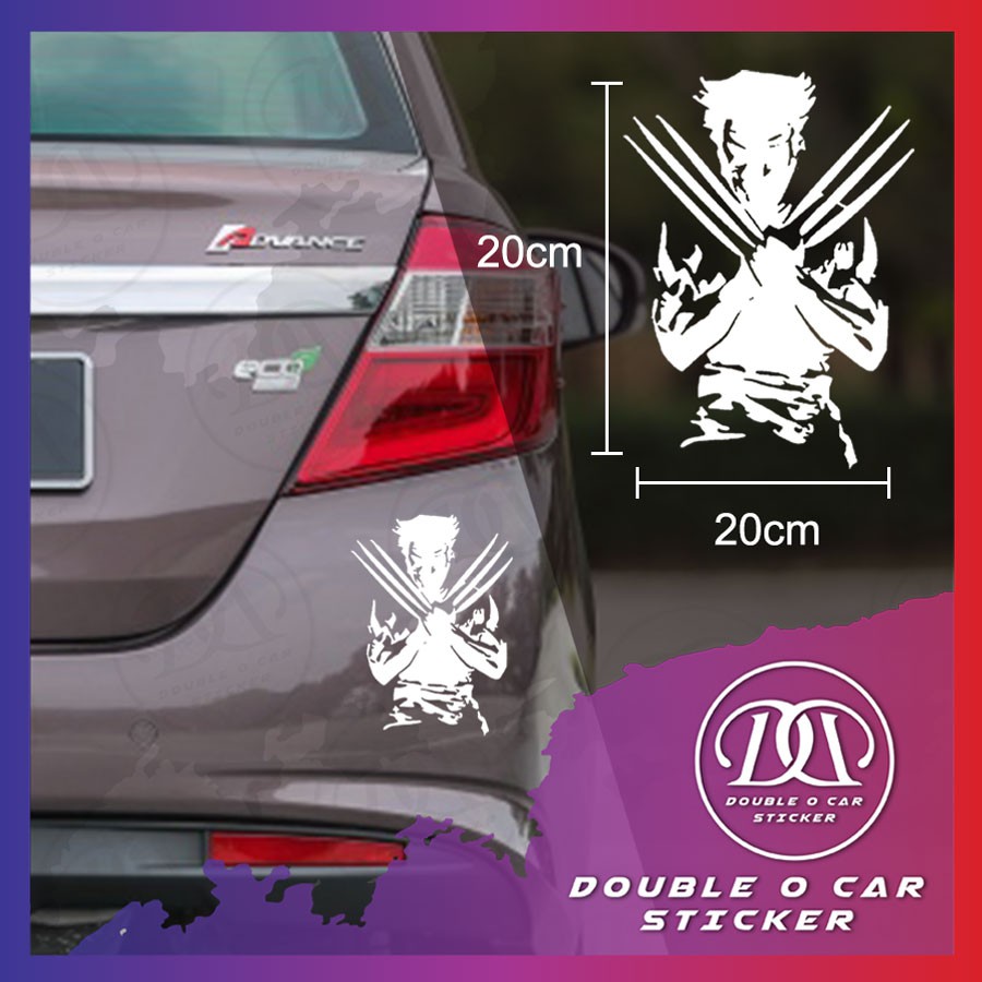 [READY STOCK]MARVEL X-MEN WOLVERINE CAR STICKER KN00019 | Shopee Malaysia