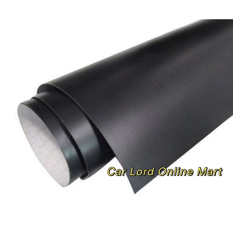 Flat Matte Black Car Sticker Vinyl Film Sheets Wrap Car Body Sticker ...