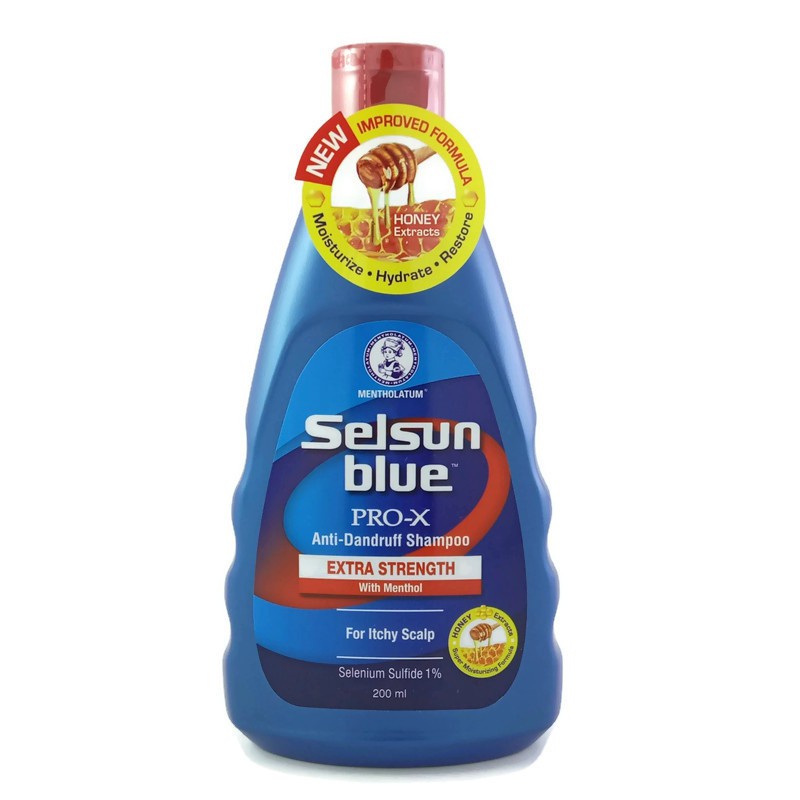 SELSUN BLUE PRO-X ANTI-DANDRUFF SHAMPOO EXTRA STRENGTH 200ML | Shopee ...