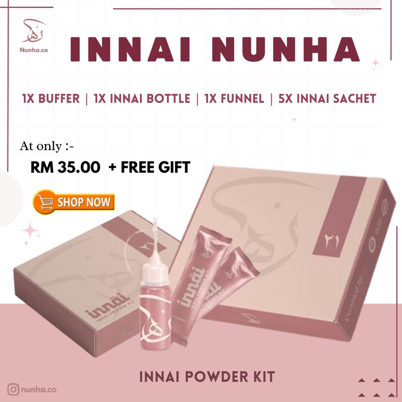 (READY STOCK ) INNAI NUNHA BY NEELOFA INAI POWDER KIT / NUNHA INNAI ...
